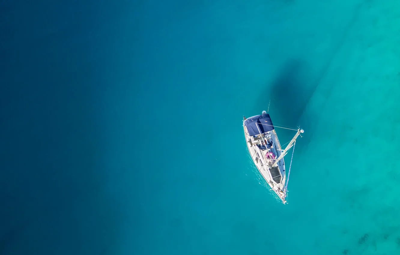 Wallpaper the ocean, yacht, top, mast images for desktop, section ...