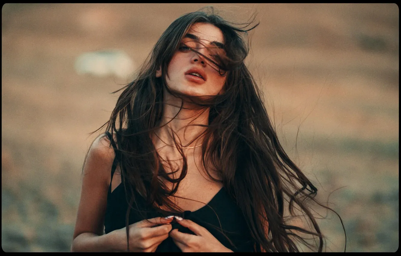 Wallpaper the wind, model, hair, The Fatholah Babak for mobile and ...