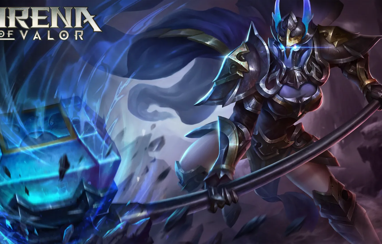 Wallpaper fragments, lights, armor, battle, blow, arena, stroke, online ...