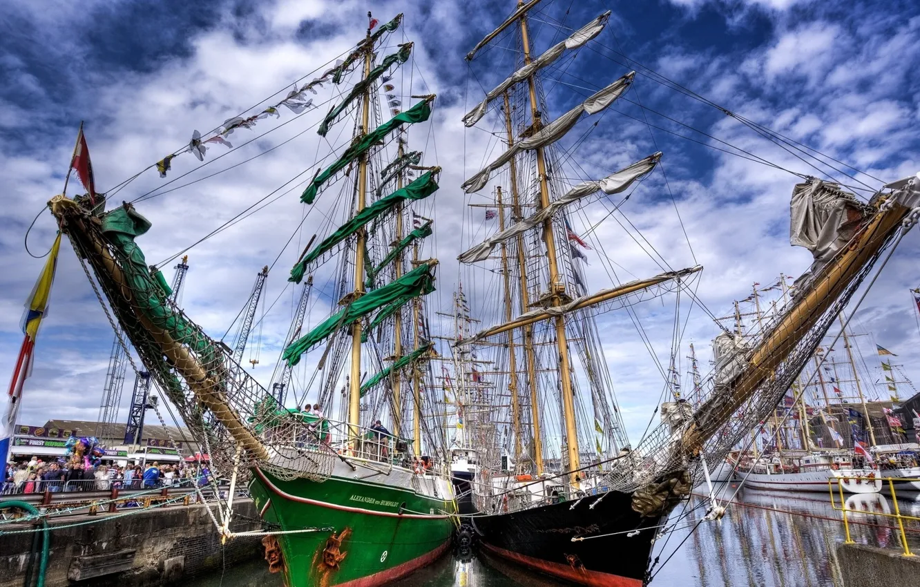 Wallpaper people, ship, sail, valna for mobile and desktop, section ...
