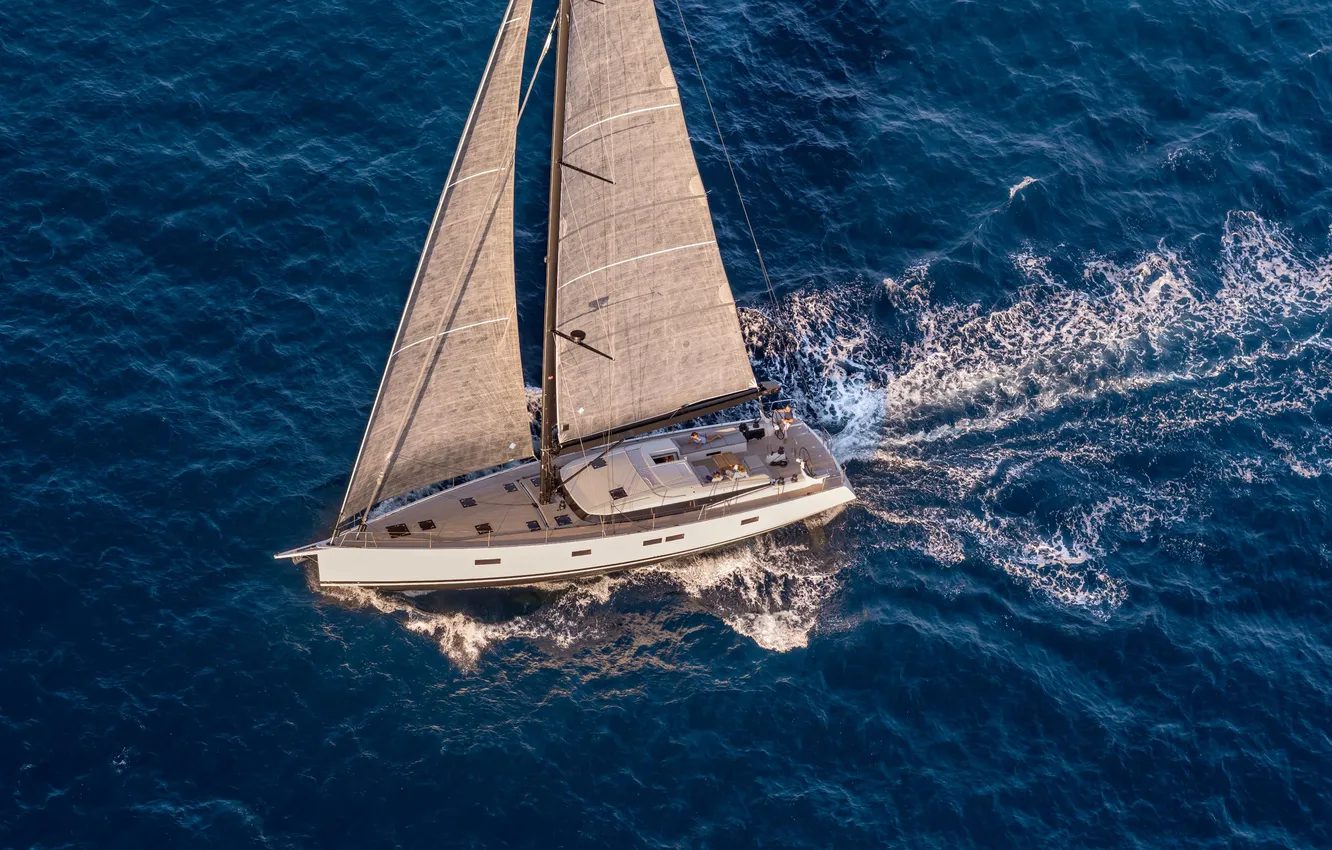 Wallpaper sea, the way, movement, yacht, the, sailing, The romance of ...