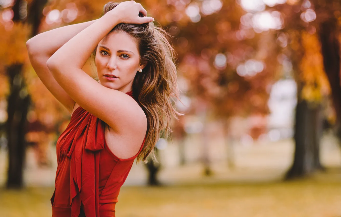 Wallpaper look, background, model, hair, Caroline for mobile and ...