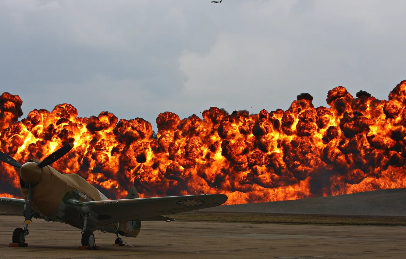 Wallpaper fire, weapon, war for mobile and desktop, section оружие ...