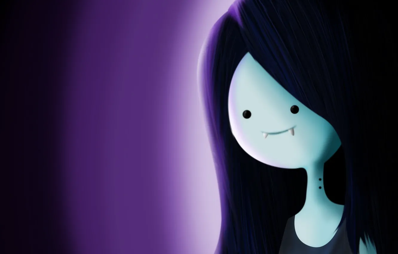 Wallpaper purple, teeth, long hair, Adventure Time, Marceline for ...