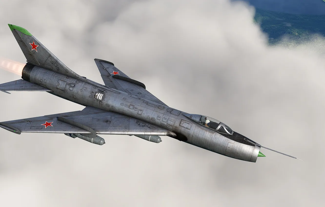 Wallpaper USSR, fighter-bomber, OKB P. O. Sukhoi, Su-7B for mobile and ...