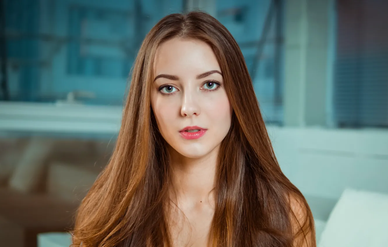 Wallpaper light, girl, fashion, studio, style, blue, eyes, model for ...
