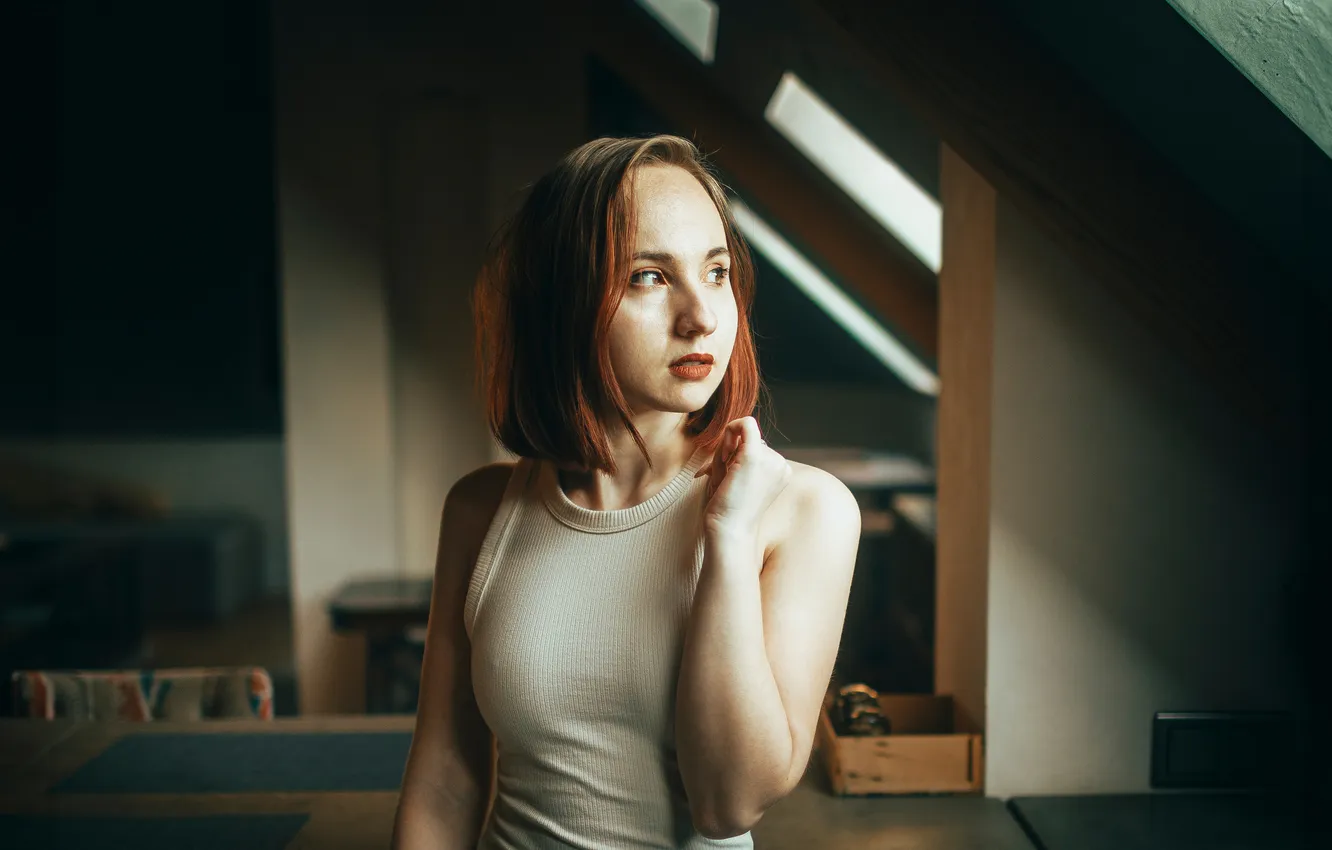 Wallpaper look, girl, model, Roosso alex for mobile and desktop ...