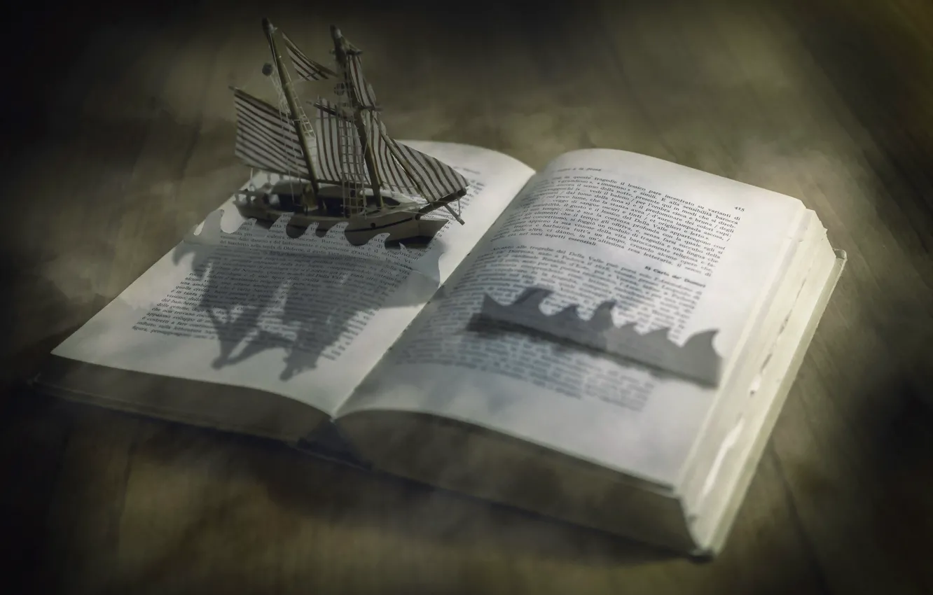 Wallpaper background, ship, book images for desktop, section разное ...