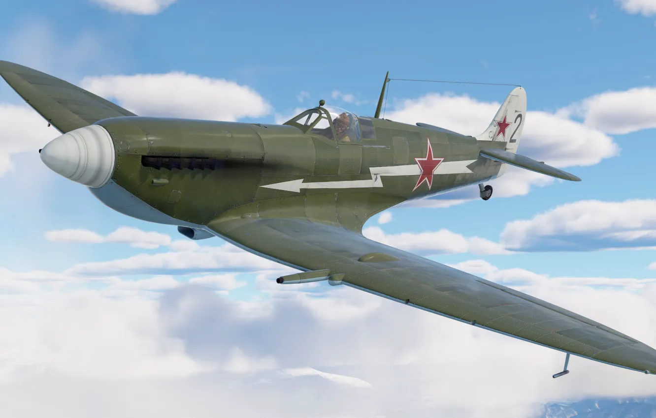 Wallpaper Britain, THE SOVIET AIR FORCE, Spitfire Mk.IXc, Frontline ...