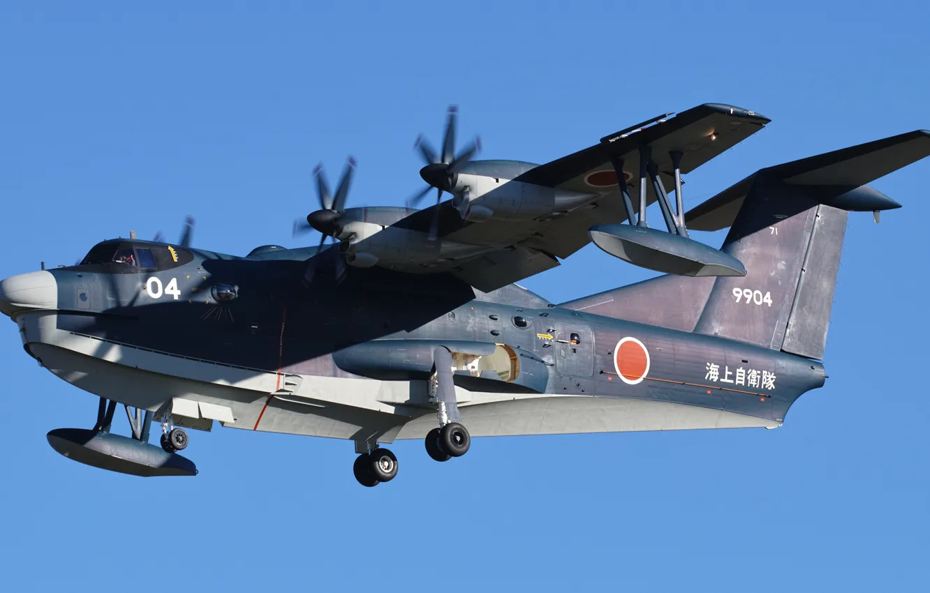 Wallpaper Japan, Flying boat, ShinMaywa US-2 for mobile and desktop ...