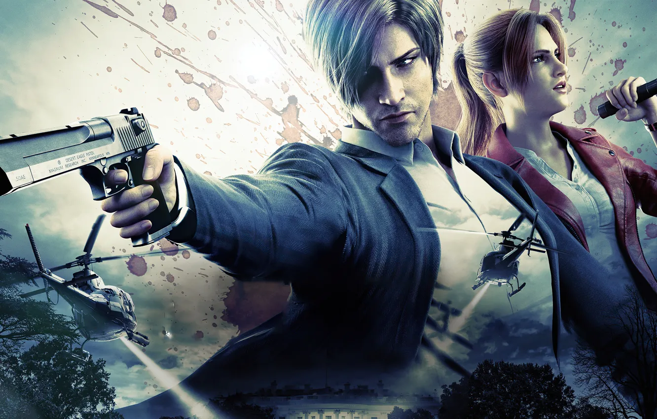 Wallpaper fiction, cartoon, anime, horror, the series, action, Claire ...