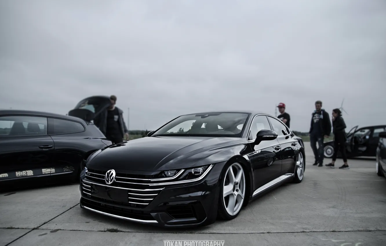 Wallpaper tuning, porsche, black, tuning, stance, vag, VAG, arteon for ...