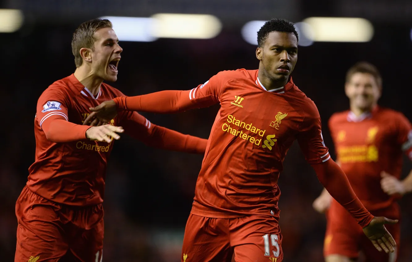 Wallpaper football, England, club, football, dance, forward, Liverpool ...