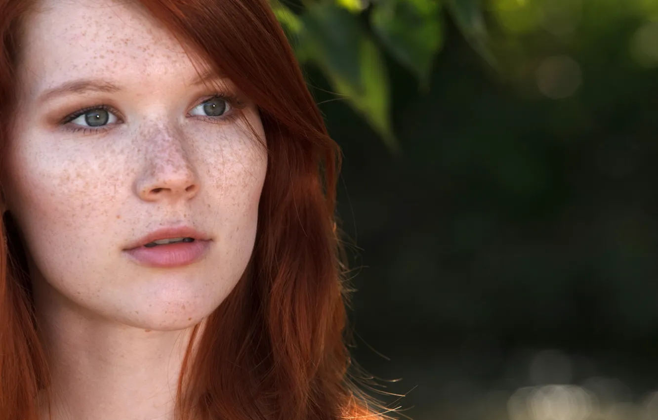 Wallpaper Eyes Look Sweetheart Freckles Red Red Hair Nyasha Mia Sollis For Mobile And