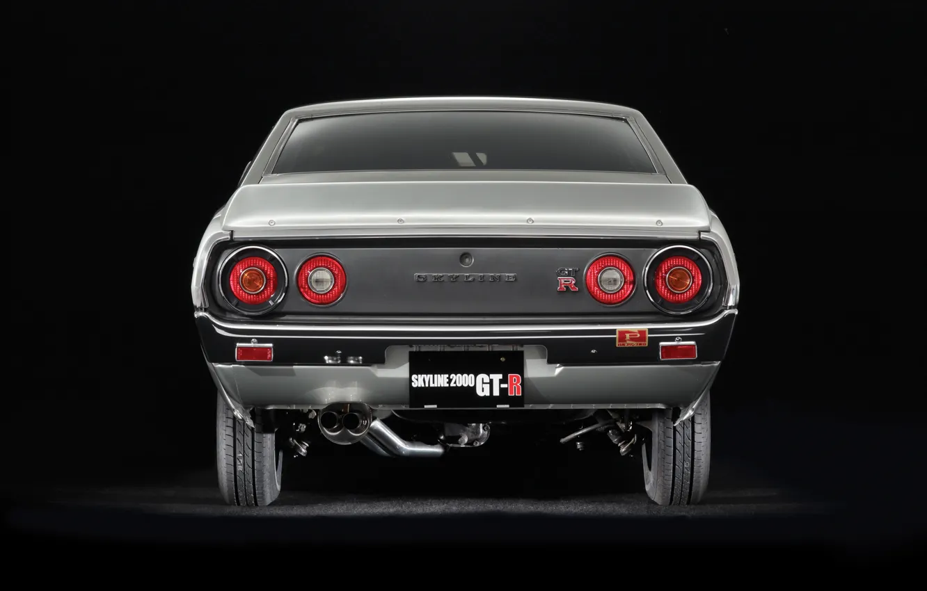 Wallpaper Nissan, Skyline, rear view, 2000GT-R, Nissan Skyline 2000 GT ...