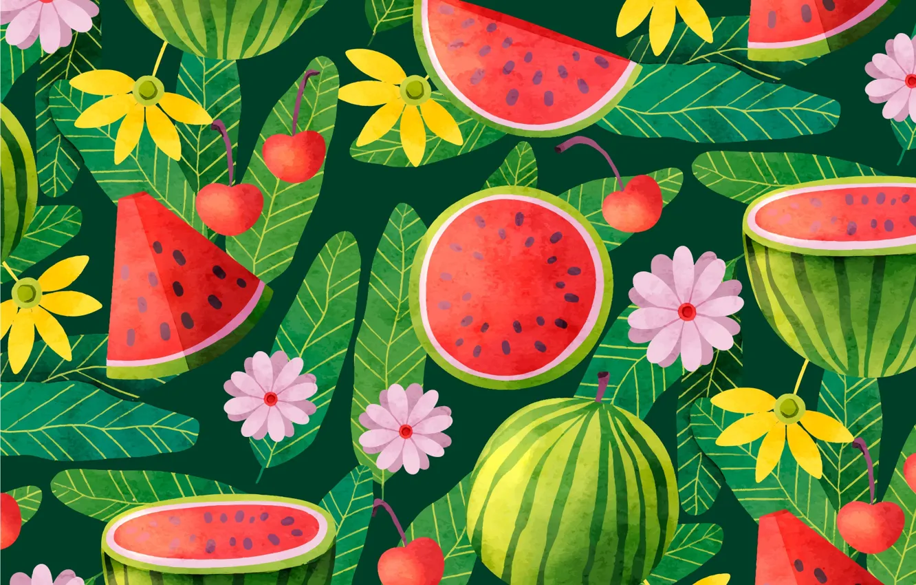 Wallpaper background, texture, watermelon, fruit, watermelons for ...