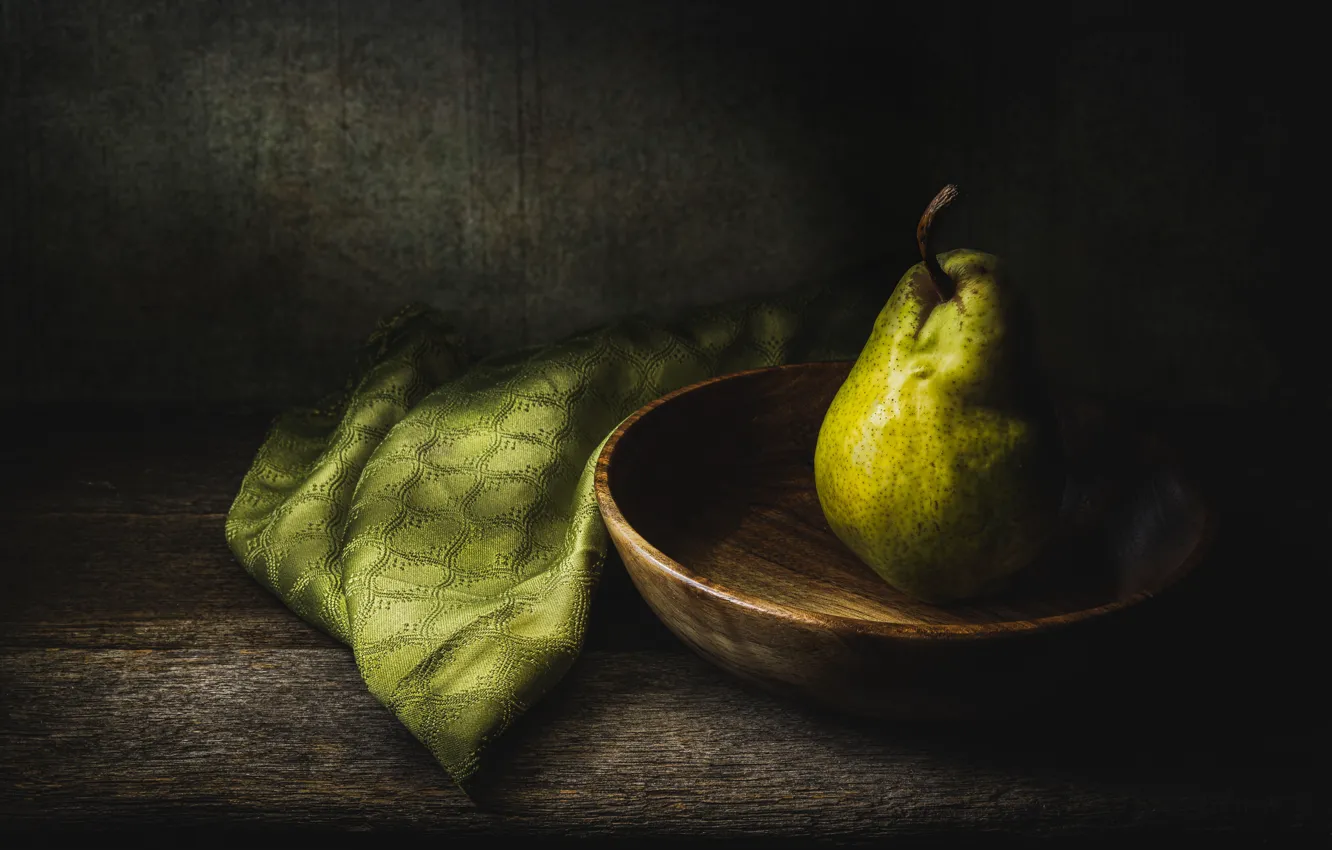Wallpaper the dark background, still life, table, fruit for mobile and ...