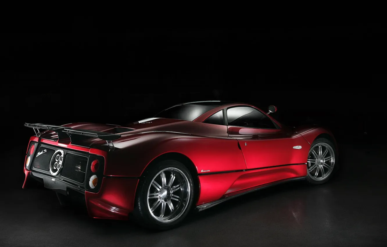 Wallpaper supercar, red, Pagani, supercar, red, probe, Pagani, Zonda S ...