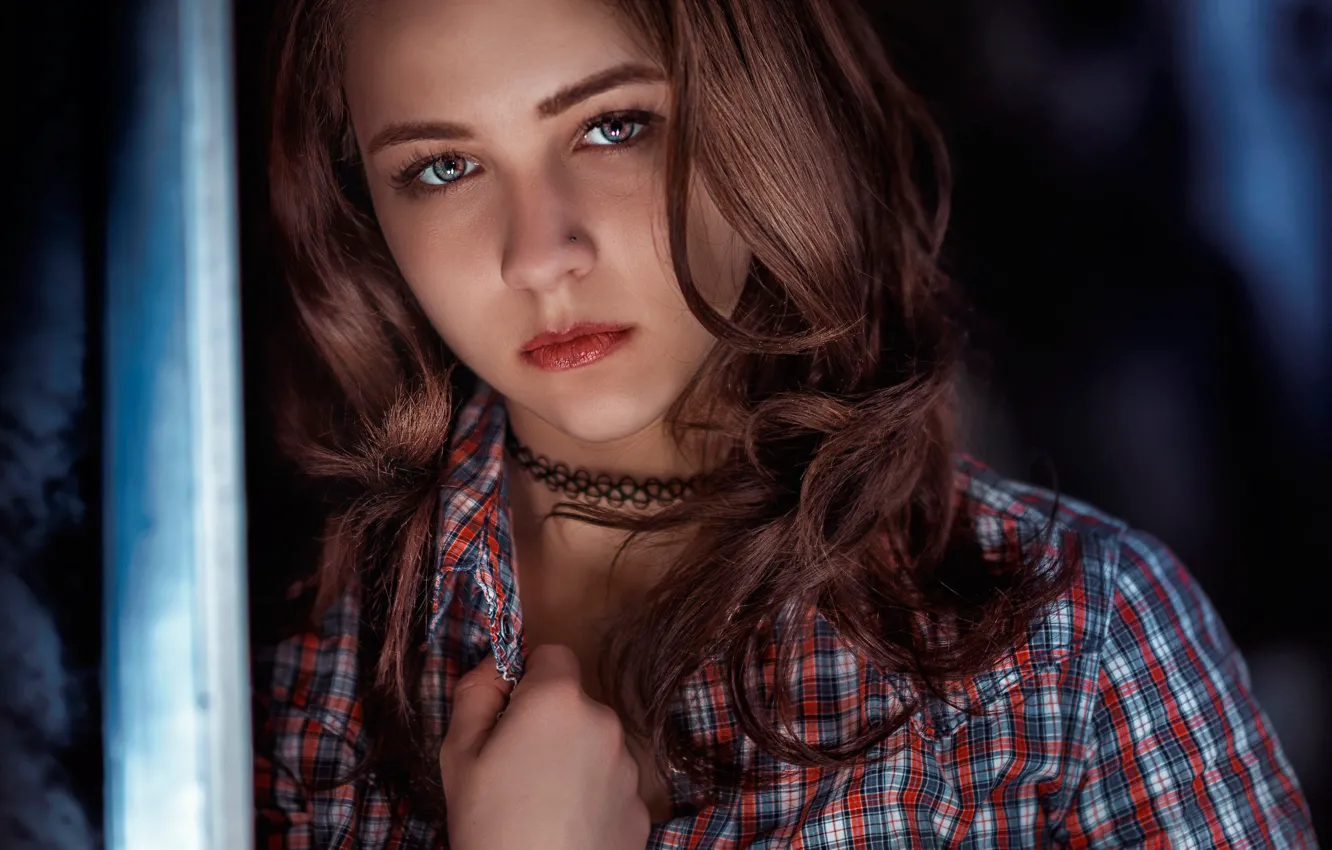 Wallpaper cell, piercing, sponge, the beauty, Anastasia Matveeva images ...