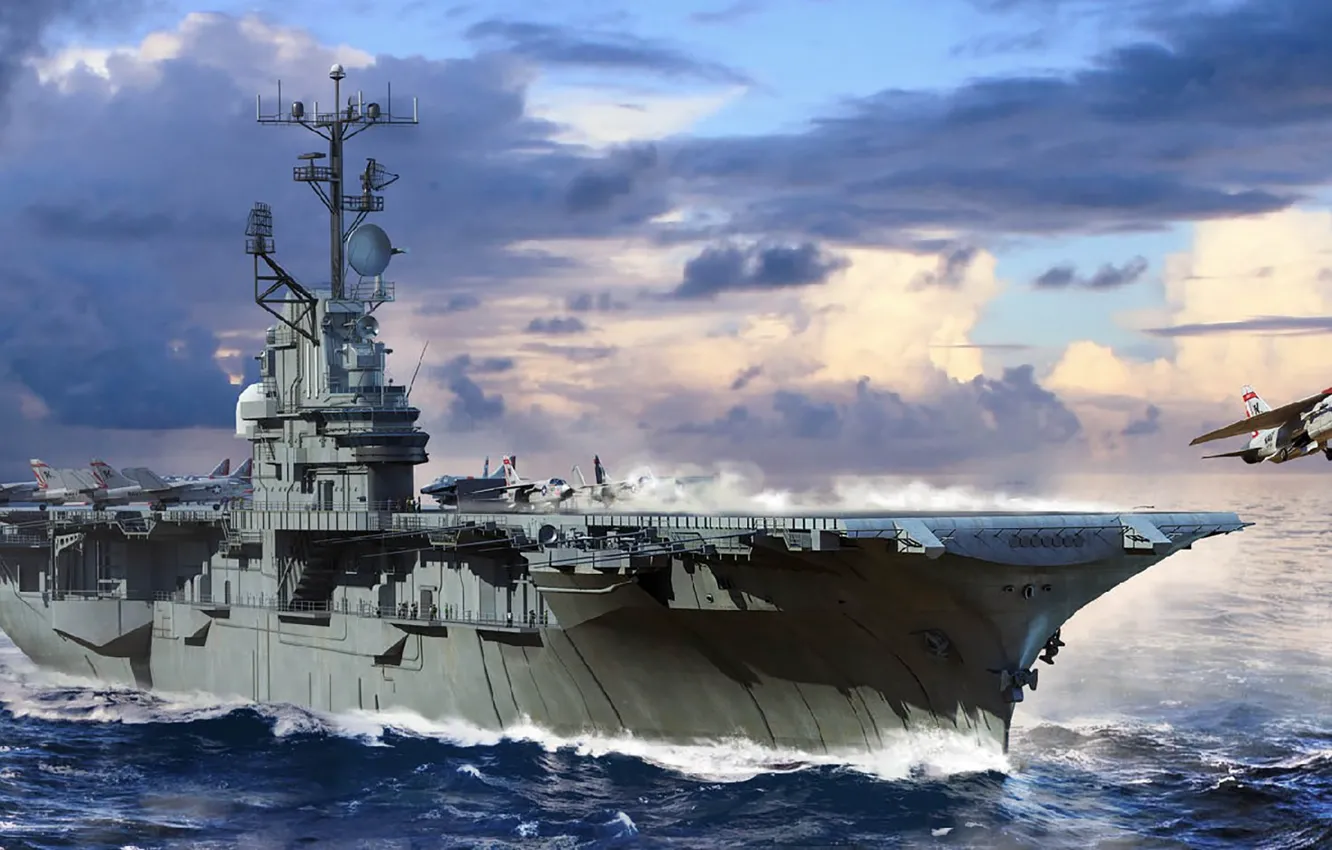 Wallpaper the carrier, USA, US NAVY, USS Intrepid CVS-11 for mobile and ...
