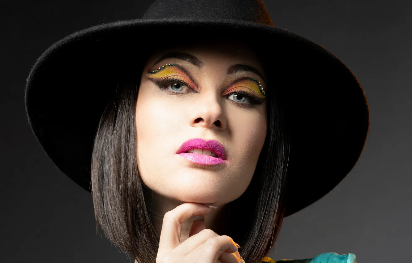 Wallpaper look, face, hat, makeup, Marina for mobile and desktop ...