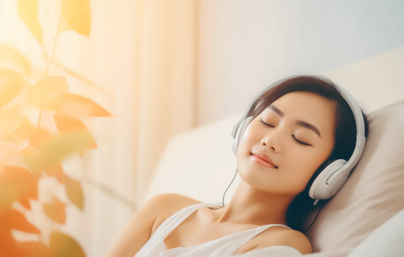 Wallpaper look, girl, pose, portrait, makeup, Asian, AI art, neural network for mobile and ...