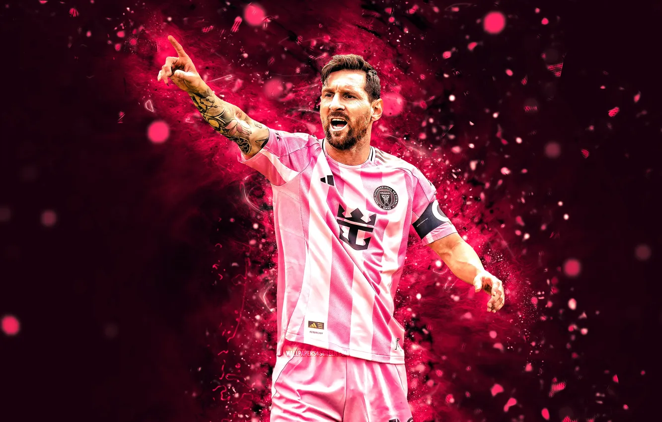 Wallpaper Pink, Legend, Lionel Messi, Soccer, MLS, Inter Miami, GOAT ...