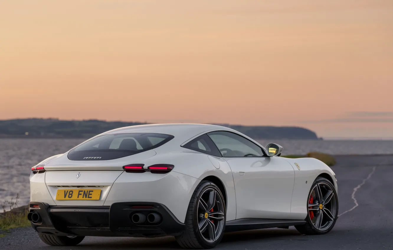 Wallpaper Ferrari, Roma, rear view, Ferrari Rome for mobile and desktop ...