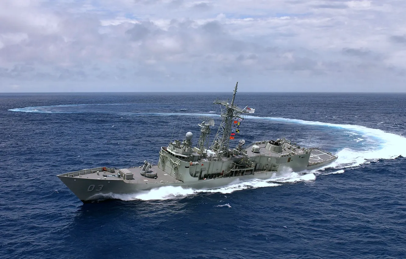 Wallpaper frigate, The Royal Australian Navy, HMAS Sydney, FFG 03 for ...