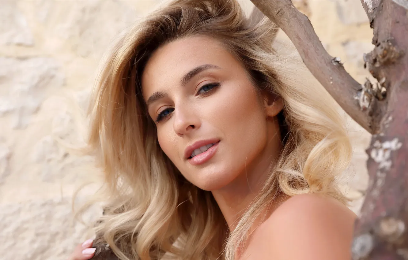 Wallpaper look, blonde, Cara Mell for mobile and desktop, section ...