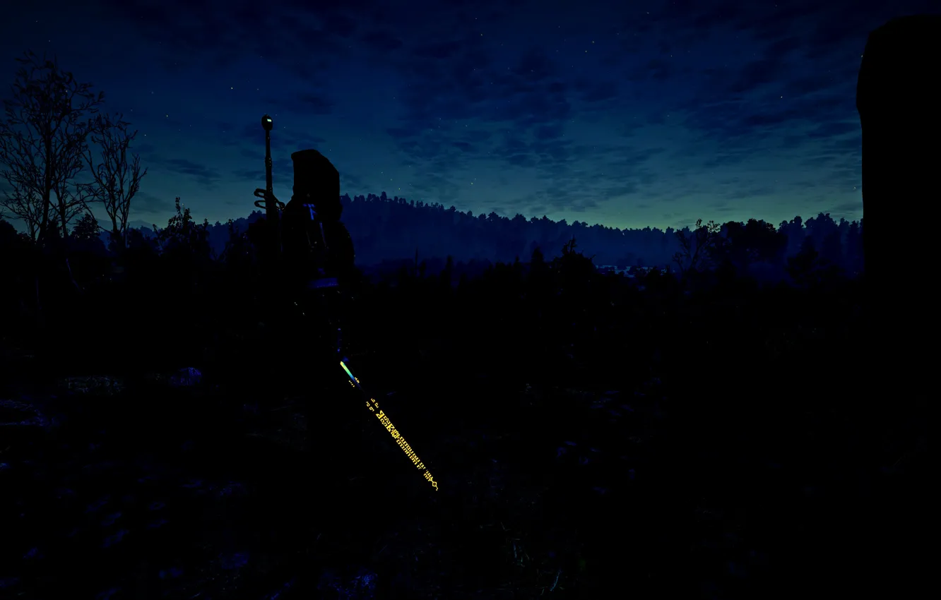 Wallpaper night, sword, runes, The Witcher 3 Wild Hunt for mobile and ...