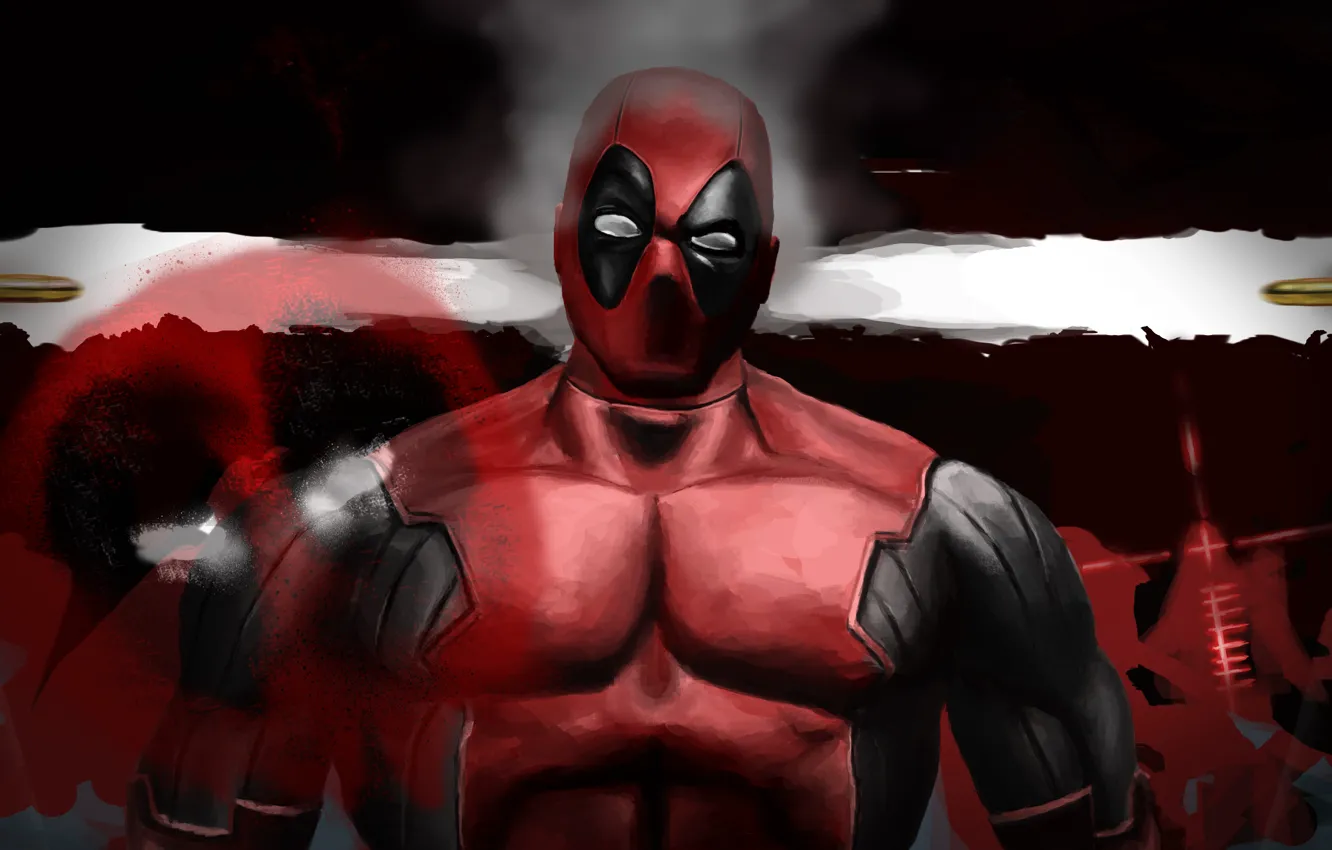 Wallpaper Figure, Bullets, Deadpool, Sight, Wade Winston Wilson ...