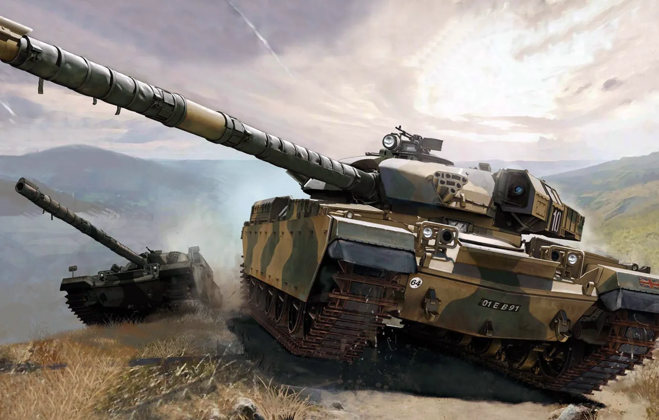 Wallpaper main battle tank, the leader, Chieftain, Chieftain, UK for ...