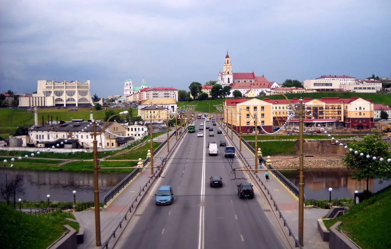 Wallpaper bridge, Belarus, Grodno for mobile and desktop, section город ...