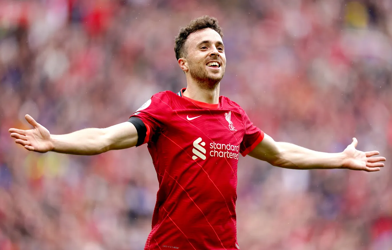 Wallpaper football, Liverpool FC, Diogo Jota for mobile and desktop ...