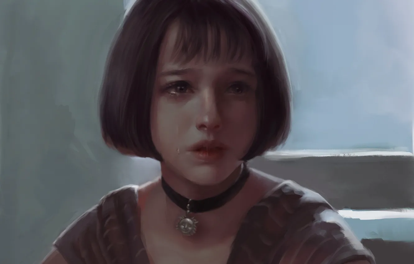 Wallpaper Leon, crying, Matilda, Leon images for desktop, section ...