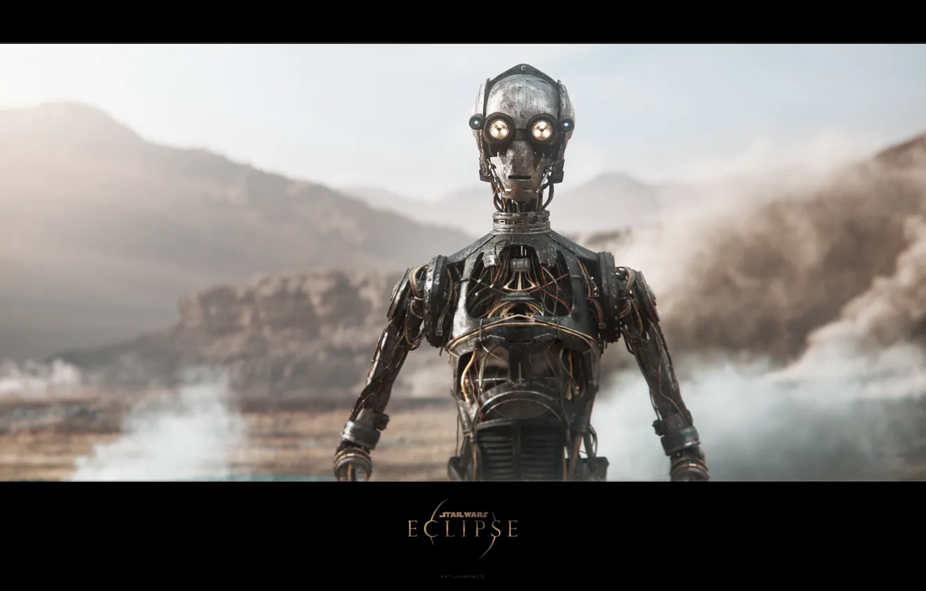 Wallpaper fiction, robot, Star wars, Eklips, Star Wars Eclipse, C3 droid for mobile and desktop ...