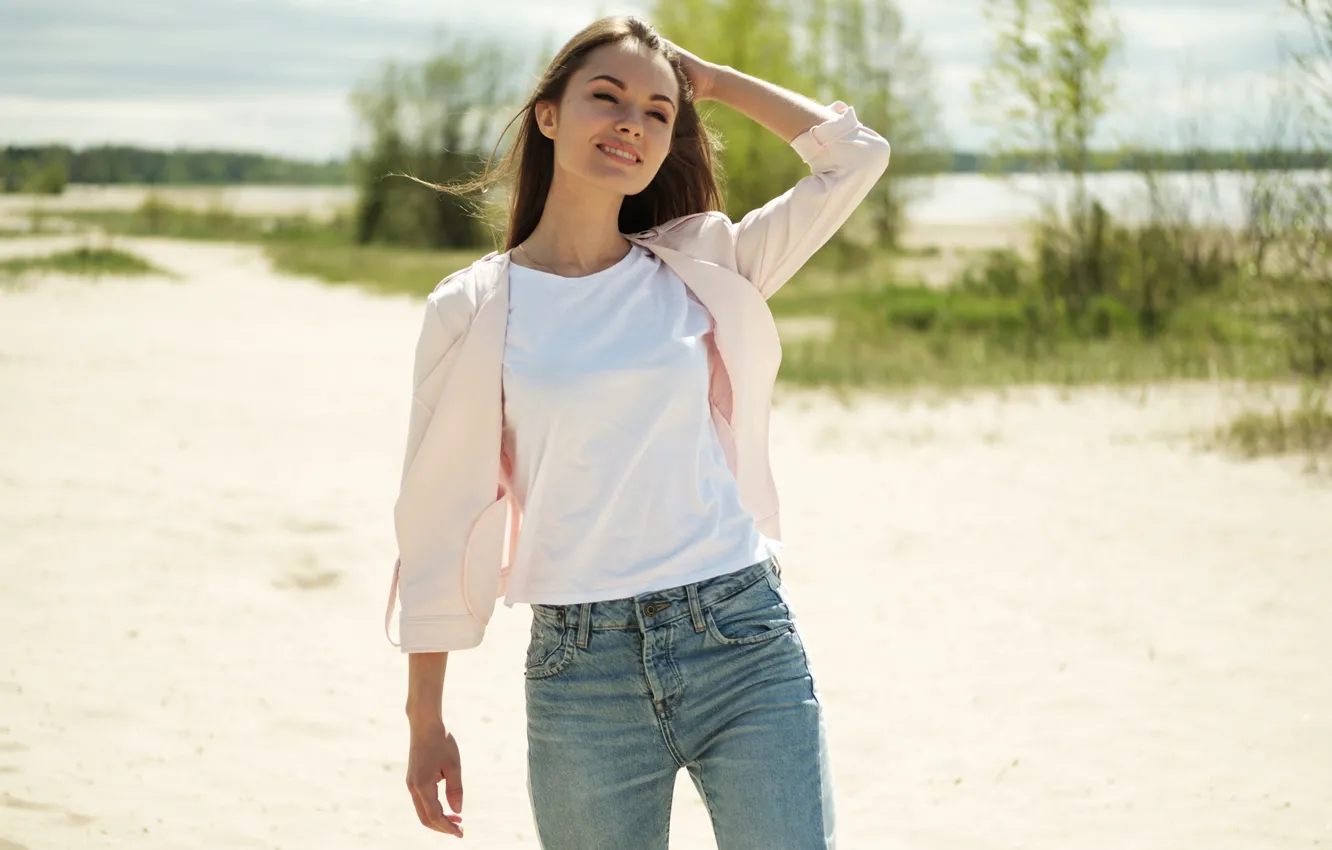 Wallpaper Summer Smile Model Nastya For Mobile And Desktop Section