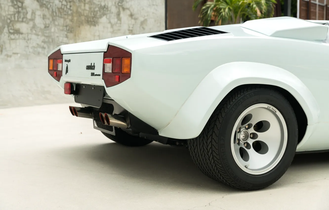 Wallpaper white, Lamborghini, Lambo, Countach, back, Lamborghini ...