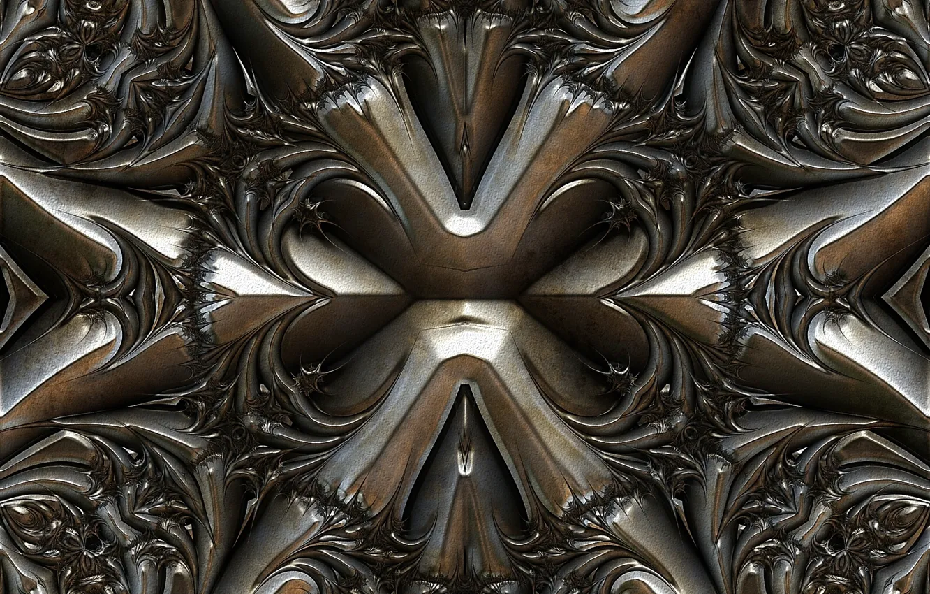 Wallpaper metal, pattern, texture, ornament, metallic, relief, foil ...