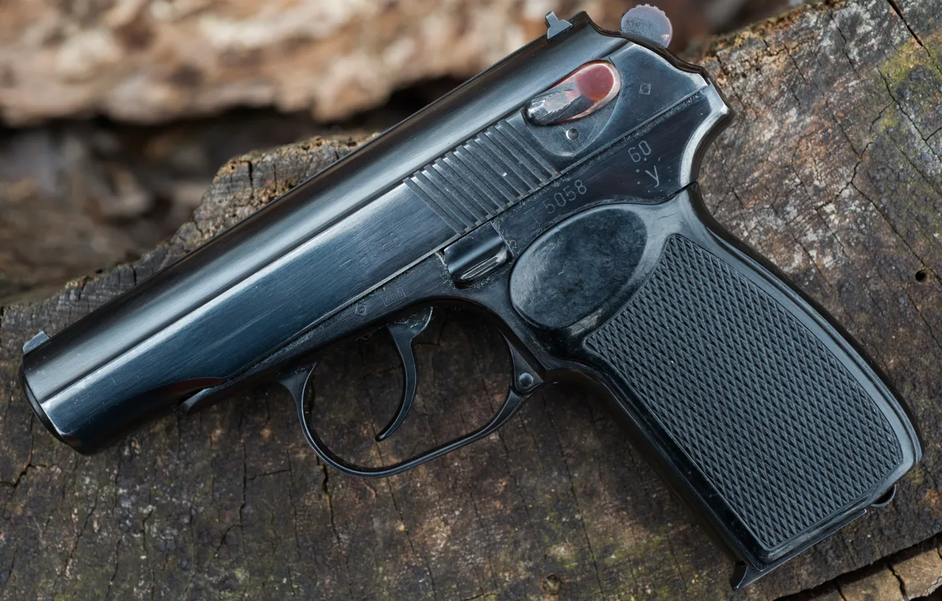 Wallpaper macro, gun, German Makarov for mobile and desktop, section ...
