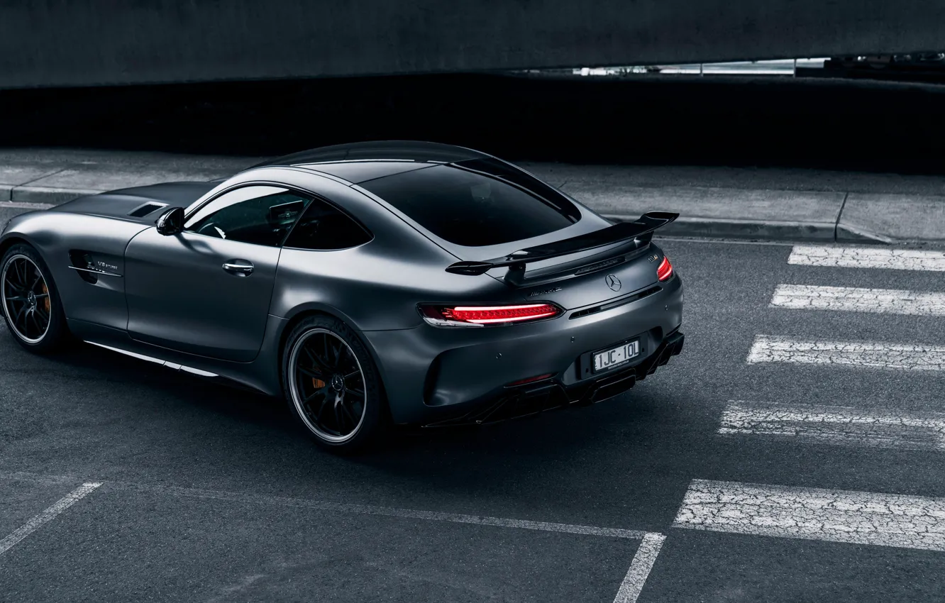 Wallpaper Mercedes-Benz, rear view, AMG, 2018, GT R for mobile and ...