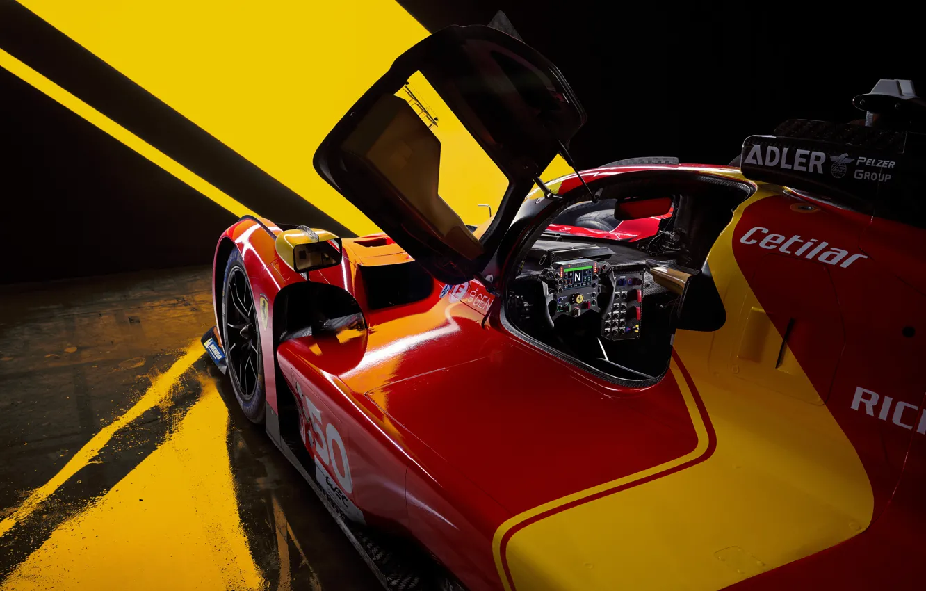 Wallpaper Ferrari, Sport, 24 Hours of le Mans, Cockpit, Hypercar, WEC ...