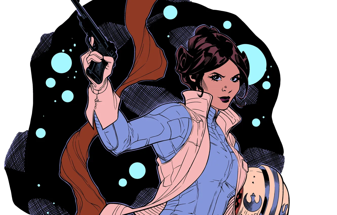 Wallpaper Star Wars, gun, Princess Leia, Leia Organa, Leia Organa Solo ...