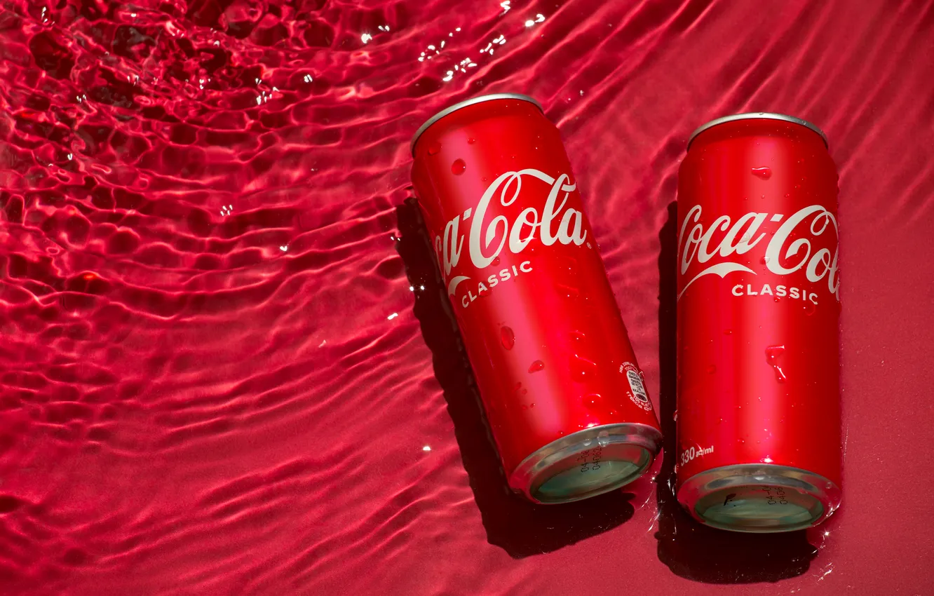 Wallpaper red, coca-cola, fresh, water, splash, cola, coca, drink for mobile and desktop ...