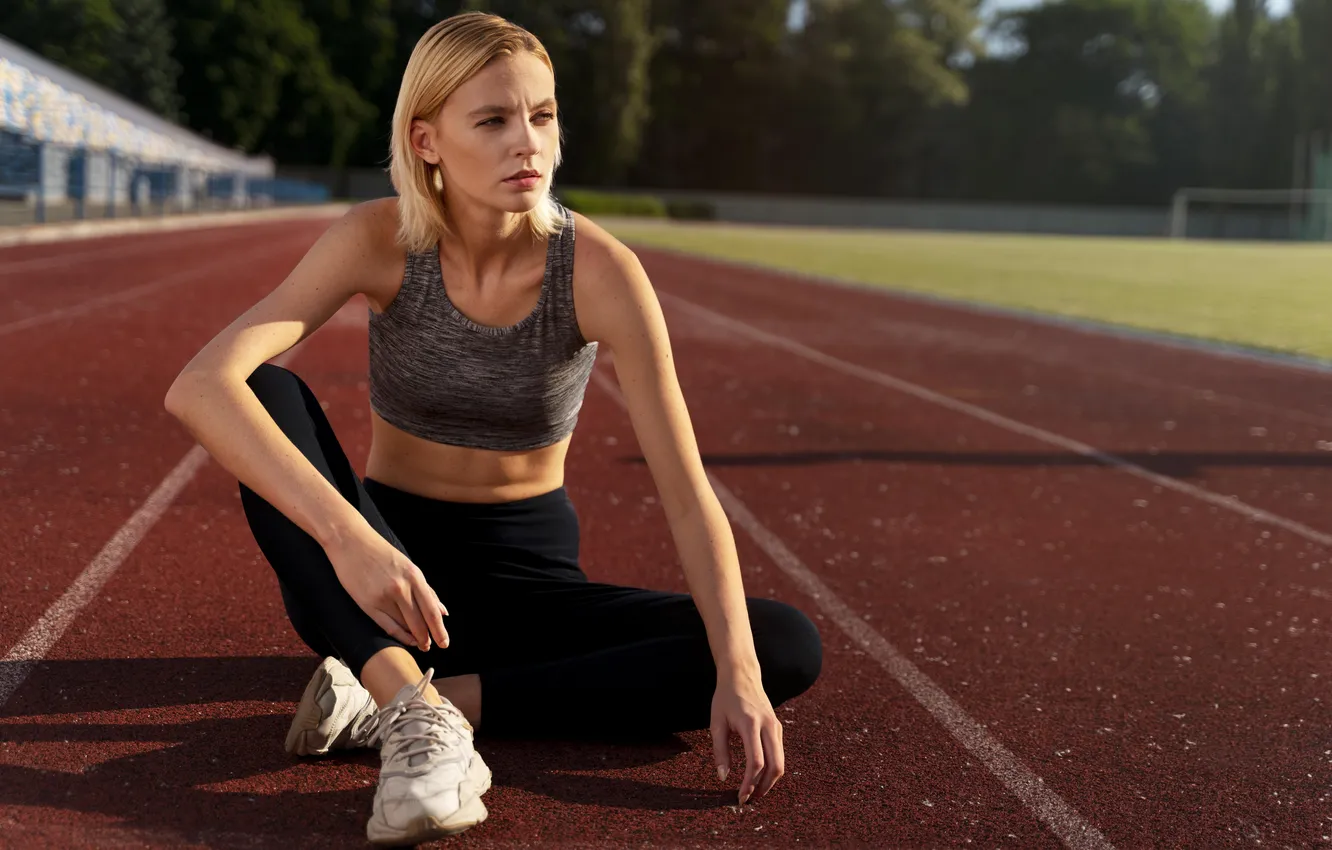 Wallpaper girl, young, beautiful, sweet, athlete, runner for mobile and ...