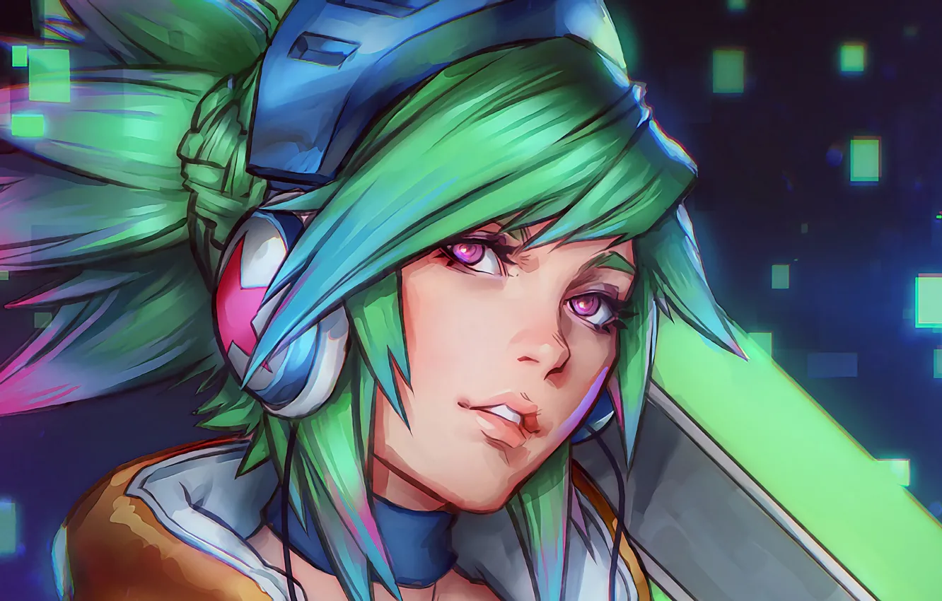 Wallpaper girl, portrait, art, League of Legends, riven, League Of ...