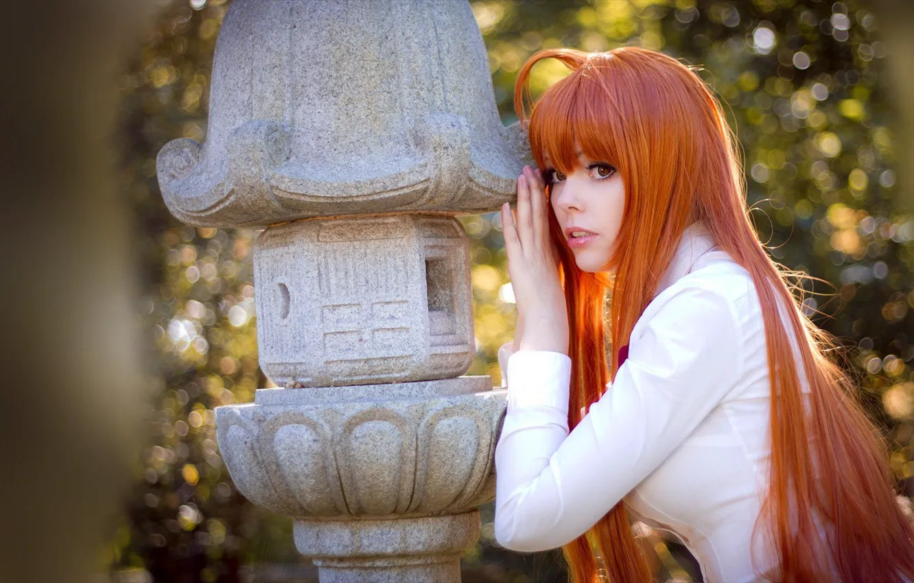 Wallpaper chest, summer, eyes, look, the sun, trees, face, pose images ...