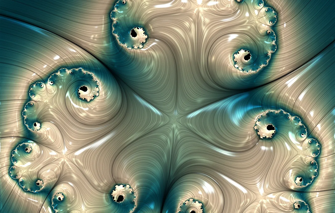 Wallpaper abstraction, pattern, fractals, fractal, geometry, ornament ...