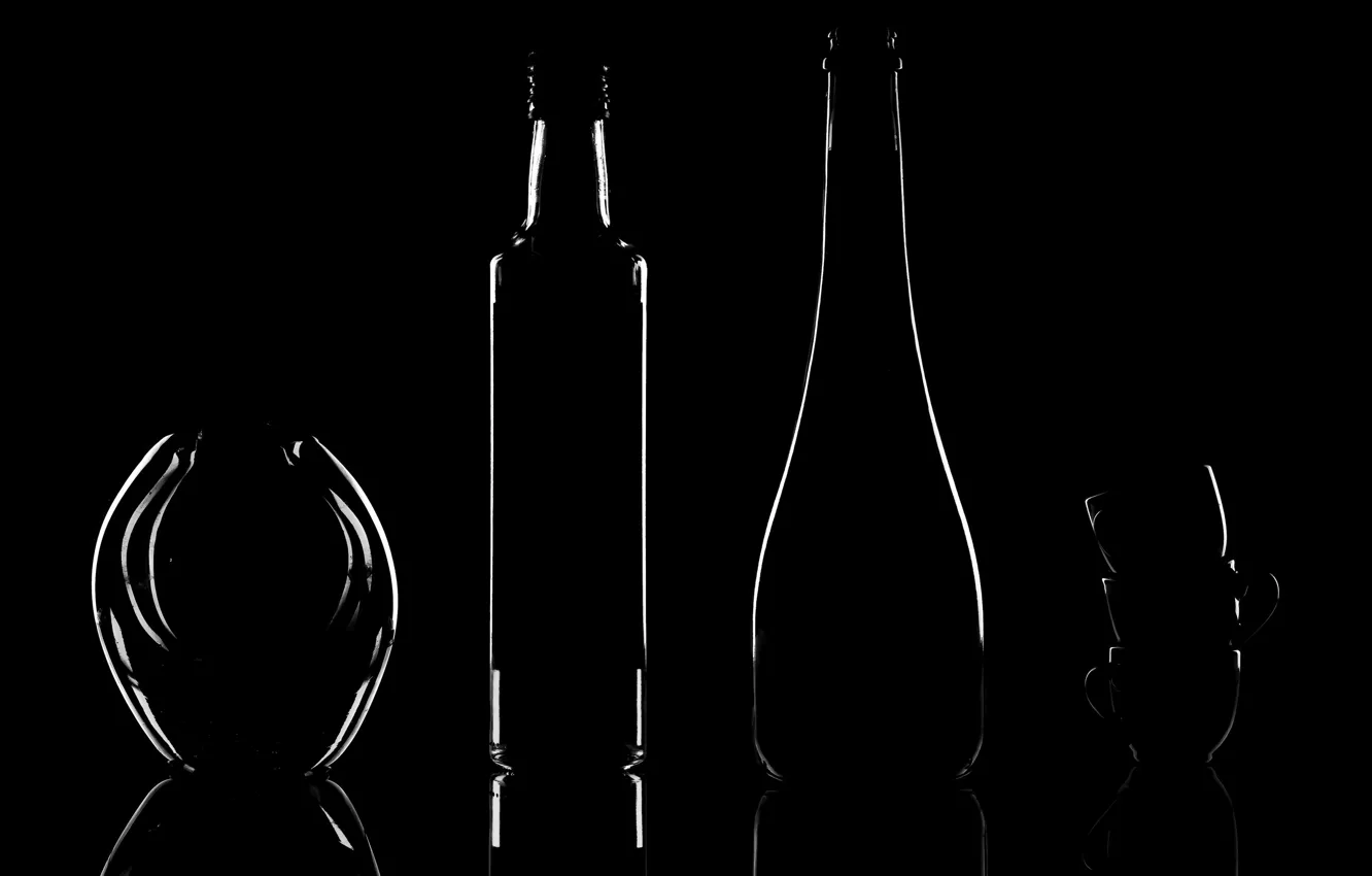 Wallpaper background, form, bottle for mobile and desktop, section ...